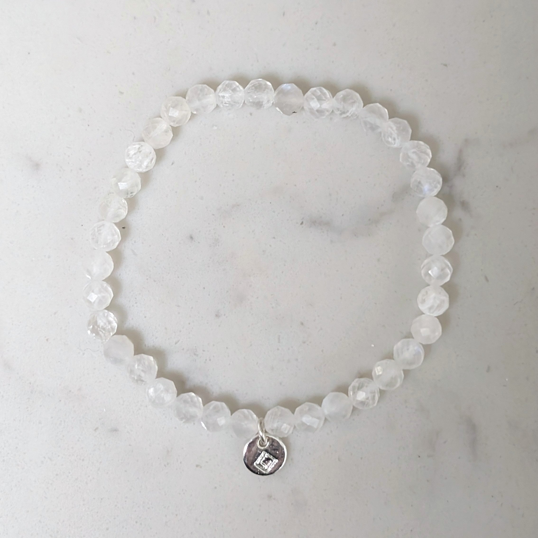 Moonstone Children's Gemstone Bracelet - 4mm Faceted – Lapis London