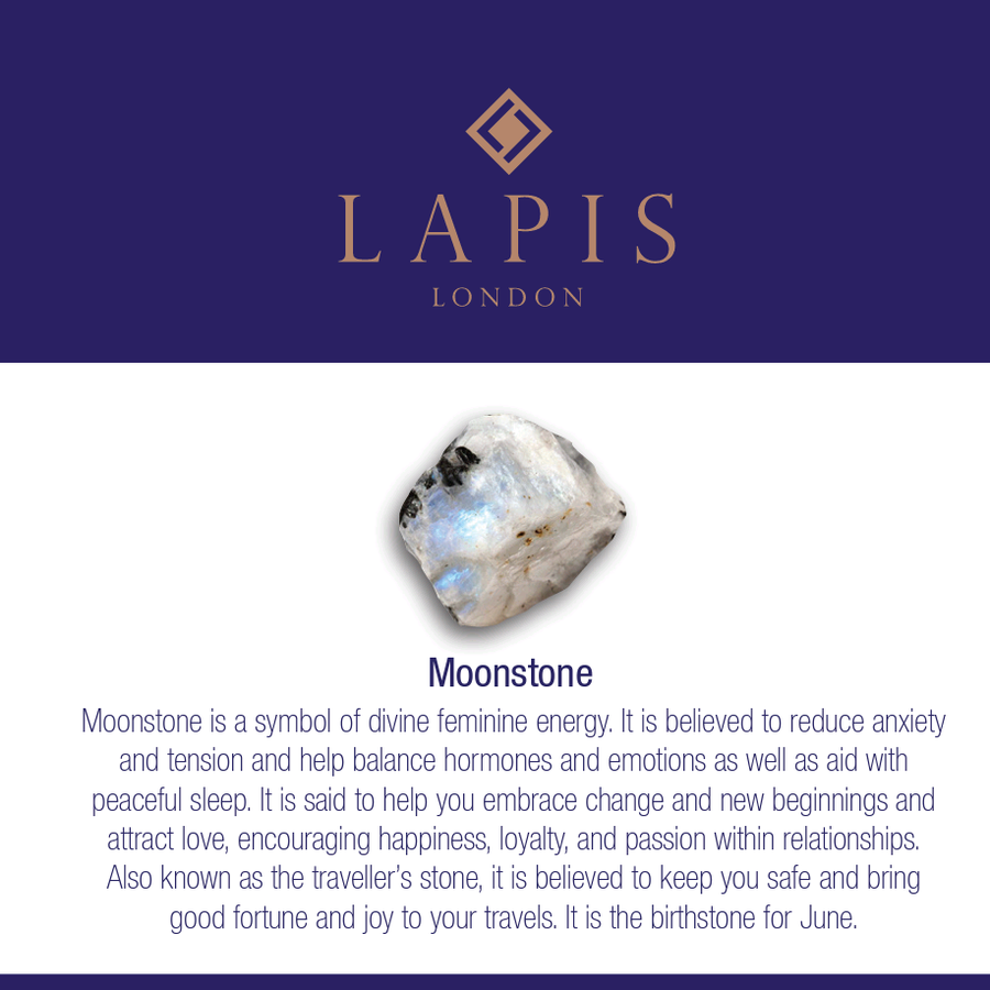 Moonstone Gemstone Bracelet - 4mm Faceted – Lapis London